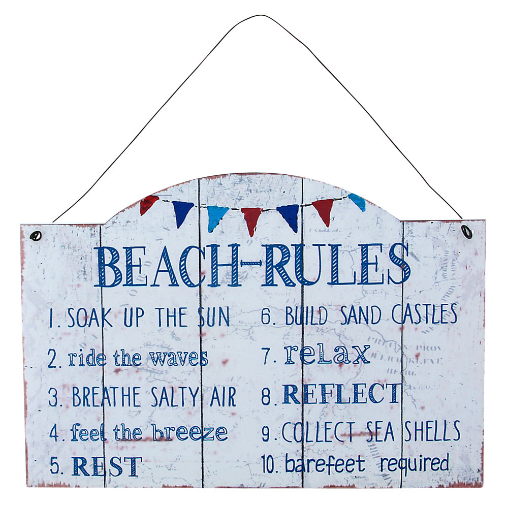 Beach Rules Wall Décor – Belano Designs